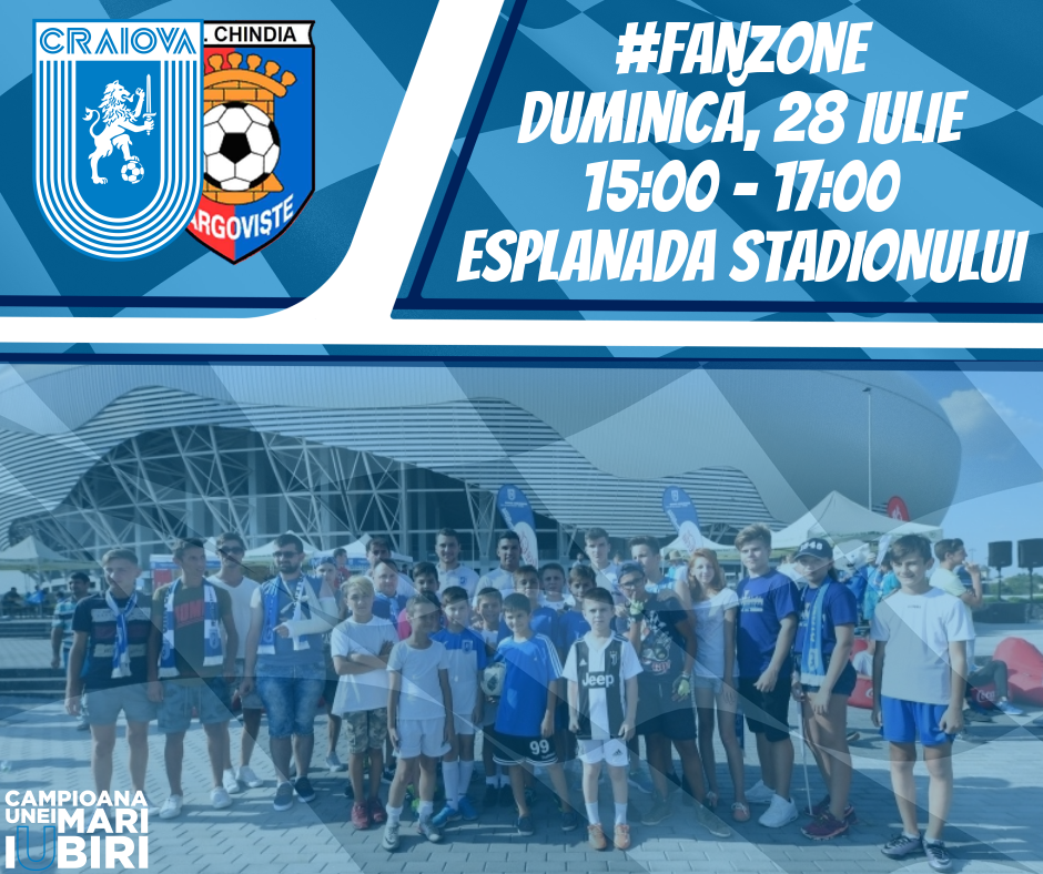 FOTBAL: FAN ZONE INAINTE DE MECIUL CU TARGOVISTE | JCI Craiova